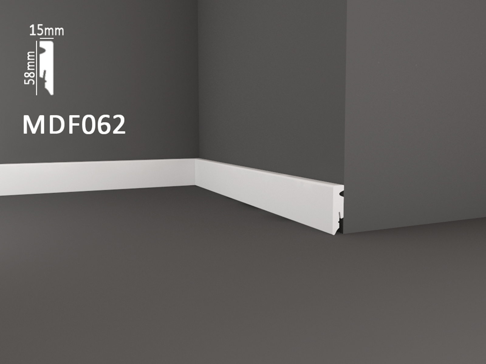 Bojene medijapan lajsne | Podne lajsne