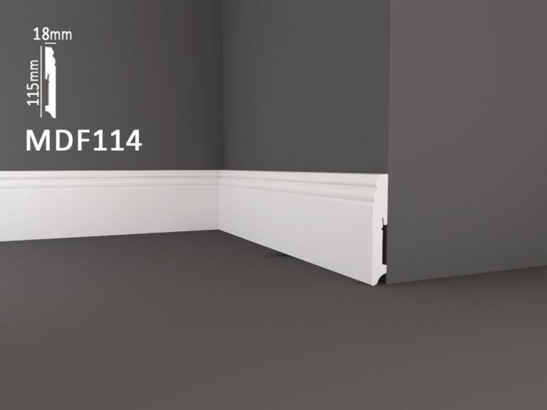 Bojene medijapan lajsne MDF114 | Podne lajsne